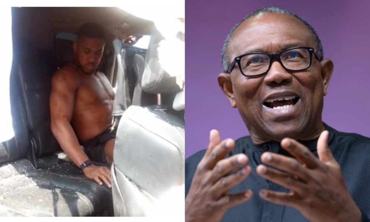 ‘It’s worrisome’ – Peter Obi reacts to Anthony Joshua’s car crash ...